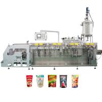 China Stand Up Pouch Fully Automatic Horizontal Packaging Machine 40-60ppm Capacity 1200ml Filling for Juice Production for sale