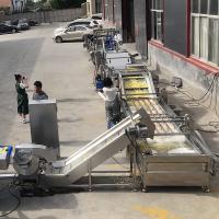 China 200 KG Full Automatic Quick Frozen French Fries Production Line 304 Stainless Steel 380V Industrial Food Processing for sale