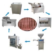 China Commercial Automatic Hungarian Chicken Sausage Making Machine Production Line 50-1000kg/h Capacity 220V/380V for sale