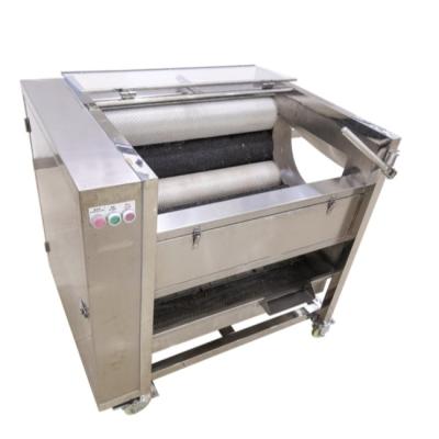 China Automatic Fruit Size Grader Vegetable Washing Machine 2024 Brush Roller for sale