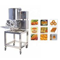 China 200kg Capacity Fish Meat Patty Forming Machine Hamburger Patty Maker 2100pcs per Hour for sale