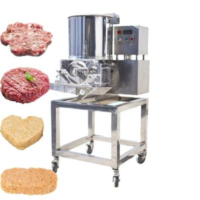 China 200kg Capacity Fish Meat Patty Forming Machine Hamburger Patty Maker 2100pcs per Hour for sale