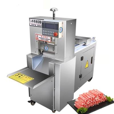 China Frozen Meat Slicing Machine 200kg/h Capacity Automatic Beef Mutton Cutter for sale