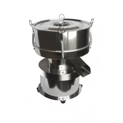 China Small Automatic Table Top Vibrating Sifter Shaker Machine for Breading Table Flour Shaking Snack Equipment for sale