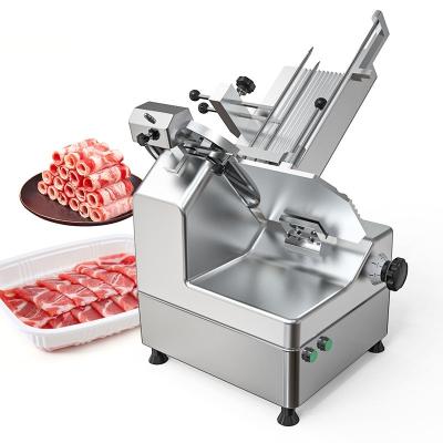 China Commercial Full Automatic Meat Slicer 0.1mm Precision Stainless Steel 110V Beef Slicing Machine for sale
