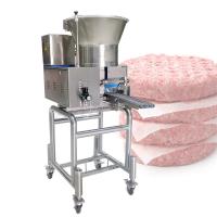 China Commercial Meat Patty Forming Machine AH-100 50-100kg/h Capacity Stainless Steel Burger Maker for sale