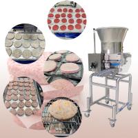 China Commercial Meat Patty Forming Machine AH-100 50-100kg/h Capacity Stainless Steel Burger Maker for sale