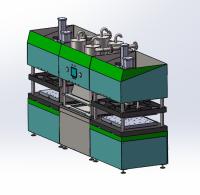 China Full Automatic Disposable Lunch Box Making Machine 1080pcs/hr Disposable Cutlery Making for sale