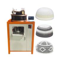 China Electronic Computerized Jacquard Small Knitting Machine 7 Inch 216 Needles Muslim Hat Making Machinery for sale