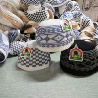 China Electronic Computerized Jacquard Small Knitting Machine 7 Inch 216 Needles Muslim Hat Making Machinery for sale