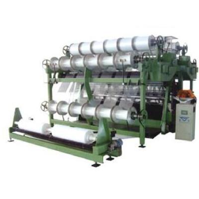 China Plush Fabric Double Needle Bed Raschel Machine 5 Bars E16 E18 E22 138-190 Inch for sale