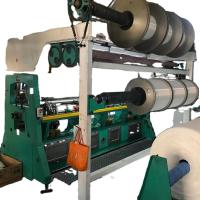 China Short plush fabric double needle bed raschel machine for sale
