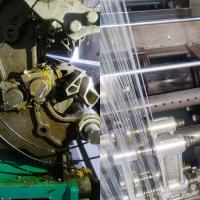 China ZYTT Terry Tricot Warp Knitting Machine 186 inch 2700rpm for Blanket Home Textile Fabric for sale