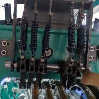 China Double Needle Bed Raschel Warp Knitting Machine 16 18 Gauge 90 138 Inch Working Width for sale