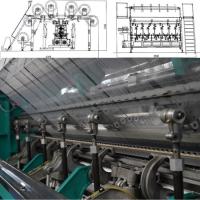 China Shoe Upper Mesh Fabric Raschel Warp Knitting Machine for sale