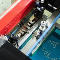 China Textile T Shirt Automatic Flat Screen Printing Machine Shoes Package 1.3KW for sale