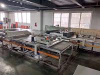 China Textile T Shirt Automatic Flat Screen Printing Machine Shoes Package 1.3KW for sale
