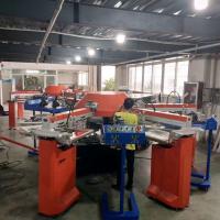 China 4 color rotary Textile Printing Machine digital cloth screen printing machine for sale