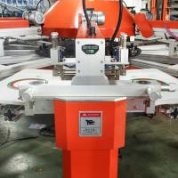 China Manual 8 Color 16 Station Automatic Screen Printing Machine 500x700mm for Fabric for sale