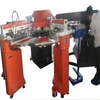 China Manual 8 Color 16 Station Automatic Screen Printing Machine 500x700mm for Fabric for sale