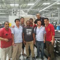 China Automatic Digital 8 Color Rotary Screen Fabric Printing Machine 100m/min 320cm Width for sale