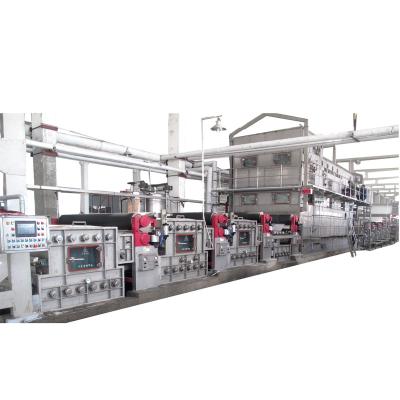 China Textile Cloth Finishing Machine 11 Chambers 53KW Industrial Fabric Washing for sale