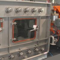 China Textile Cloth Finishing Machine 11 Chambers 53KW Industrial Fabric Washing for sale
