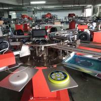China Rotary Screen Printing Machine 4 Color 10 Station 600pcs/h for T Shirt Fabric Pajamas for sale