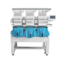 China 3 Head 15 Needles Computerised Sewing And Embroidery Machine For Clothes for sale