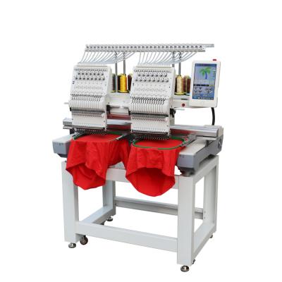 China 2 Head 15 Needle Computer Embroidery Machine 400x450mm Max Speed 1200 Rpm Industrial for sale