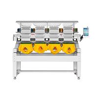 China 4 Head Computerized Embroidery Machine 1200 Rpm 400x400mm Cap Flat Garment for sale