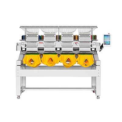 China 4 Head Computerized Embroidery Machine 1200 Rpm 400x400mm Cap Flat Garment for sale