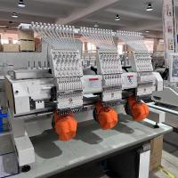 China 4 Head Computerized Embroidery Machine 1200 Rpm 400x400mm Cap Flat Garment for sale