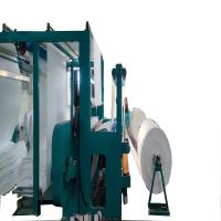 China Fabric Roll Slitter Cutter Textile Slitting Machine 2200mm 3600mm for Blanket for sale