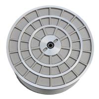 China Aluminum Double Warp Beam 21x30 Inch for High Speed Warping Machine Textile Weaving for sale