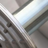 China Aluminum Double Warp Beam 21x30 Inch for High Speed Warping Machine Textile Weaving for sale