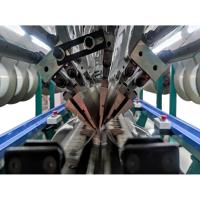 China Textile Fabric Double Needle Bar Raschel warp knitting Machine for sale