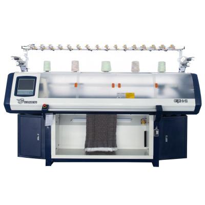 China Computerized Flat Knitting Machine 52 Inch Jacquard Smart Collar Cuff 1000W for sale