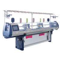 China Computerized Jacquard Flat Knitting Machine 100 Inches Double System 1 KW for Collar Cuff for sale