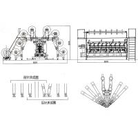 China spacer jacquard Jacket Double Needle Bed Warp Knitting Machine for sale