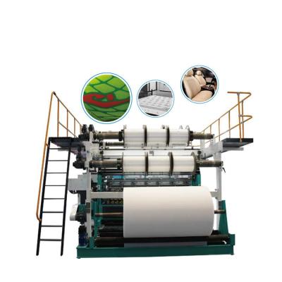 China Double Needle Bed Warp Knitting Machine 138 inch Car Seat Cushion Fabric 380V for sale