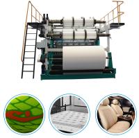 China Double Needle Bed Warp Knitting Machine 138 inch Car Seat Cushion Fabric 380V for sale
