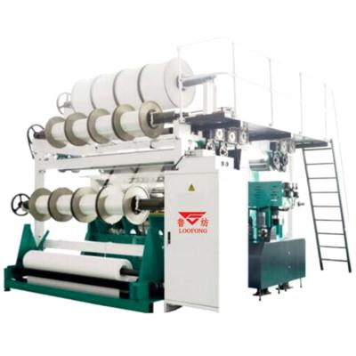 China High Speed Double Needle Bed Warp Knitting Machine 138 Inch 4KW for Plush Fabric Toys for sale