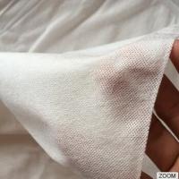 China PVA Water Soluble Non Woven Fabric , Water Dissolving Paper Interlining Fabric for sale