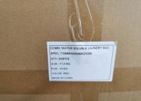 China 65℃ PVA water soluble bag hospital medical use dissolvable laundry and biohazard bag for infection control for sale