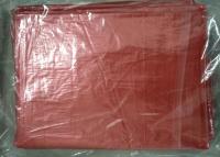 China Pink hot water soluble laundry bags for hospital linen 840mm x 660mm x 25um for sale