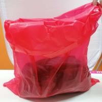 China PVA Hot Water Soluble Laundry Bags / Dissolvable Plastic Washing Bags For Hospital for sale