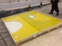 China ZP375 Anti Slip Mat 30mm Plastic Non Slip Mat For Drilling Rotary Table for sale