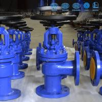China Butt Welding Ends Angle Globe Valves EN 13709 DN15 - DN400 for sale