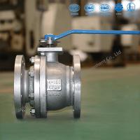 China Cast Floating Ball Valve Flanged / Butt Welded Ends Anti Blow Out Stem for sale